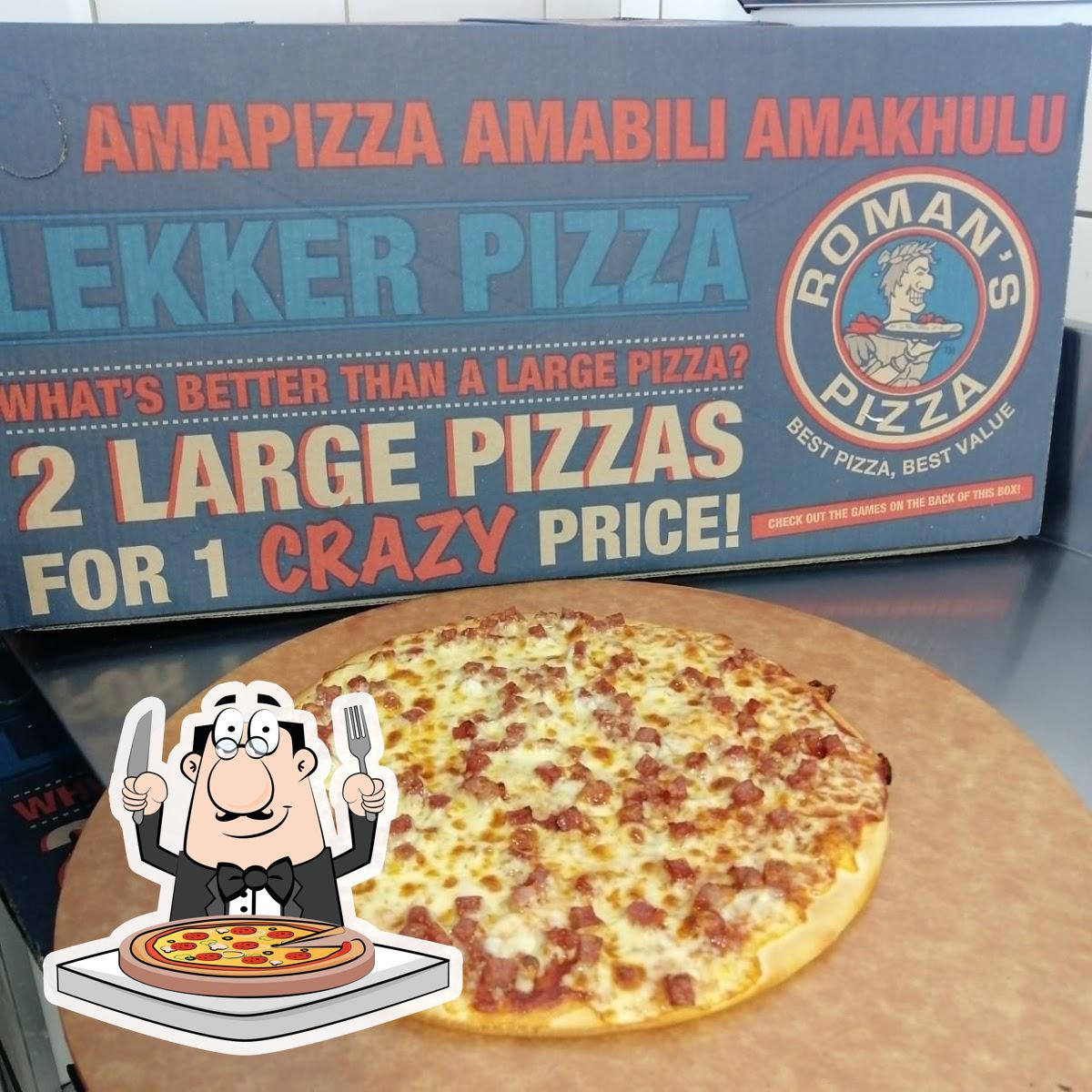 Roman's Pizza Alex Mall, Sandton - Restaurant menu, prices and reviews