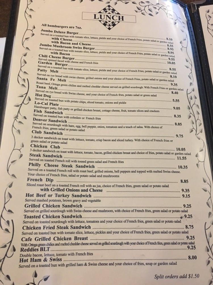 Menu at Brentwood Cafe, Brentwood, Brentwood Blvd