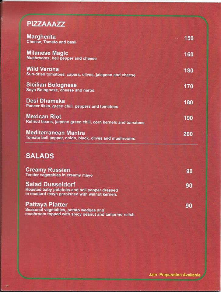 Menu at The Food Junction, Ahmedabad, Thaltej