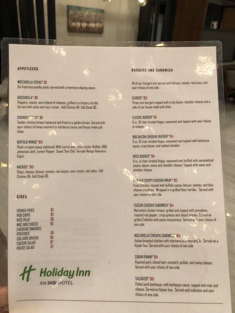 Menu at Black Birch Restaurant and Tap House, Roanoke