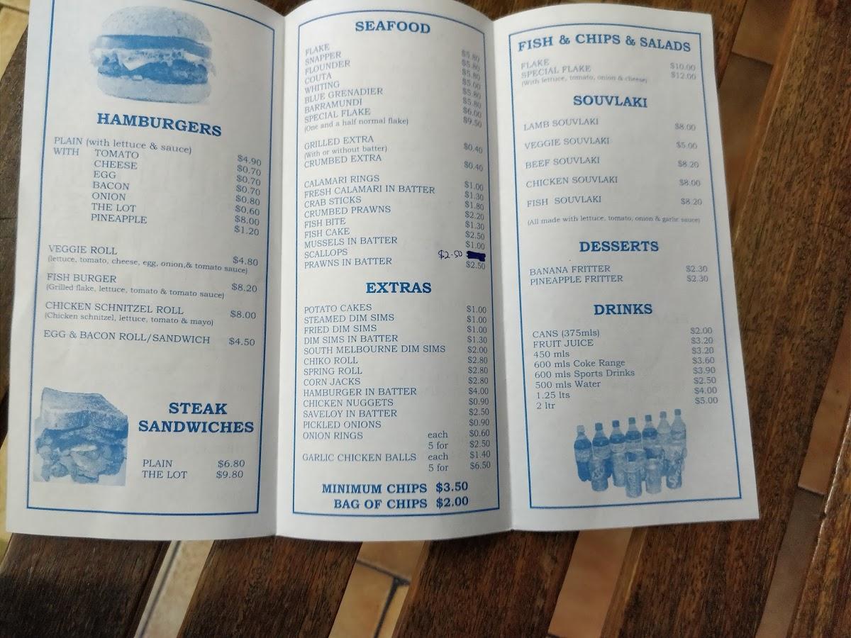 Menu at Briar Hill Fish & Chips fast food, Briar Hill