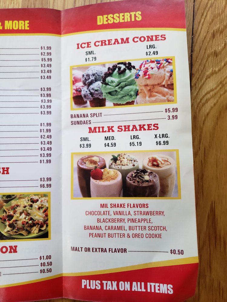 Menu at Home Town Burger restaurant, Olivehurst