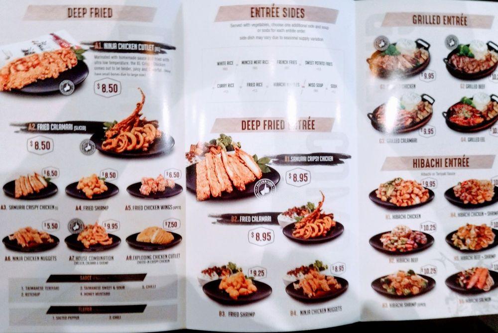 Menu at Token Ramen & Kung Fu Tea restaurant, Riverview