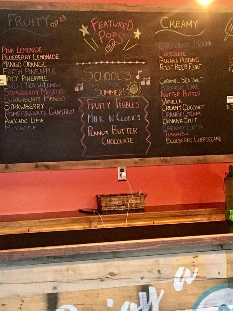 Menu at Frios Gourmet Pops - Alabaster desserts, Alabaster