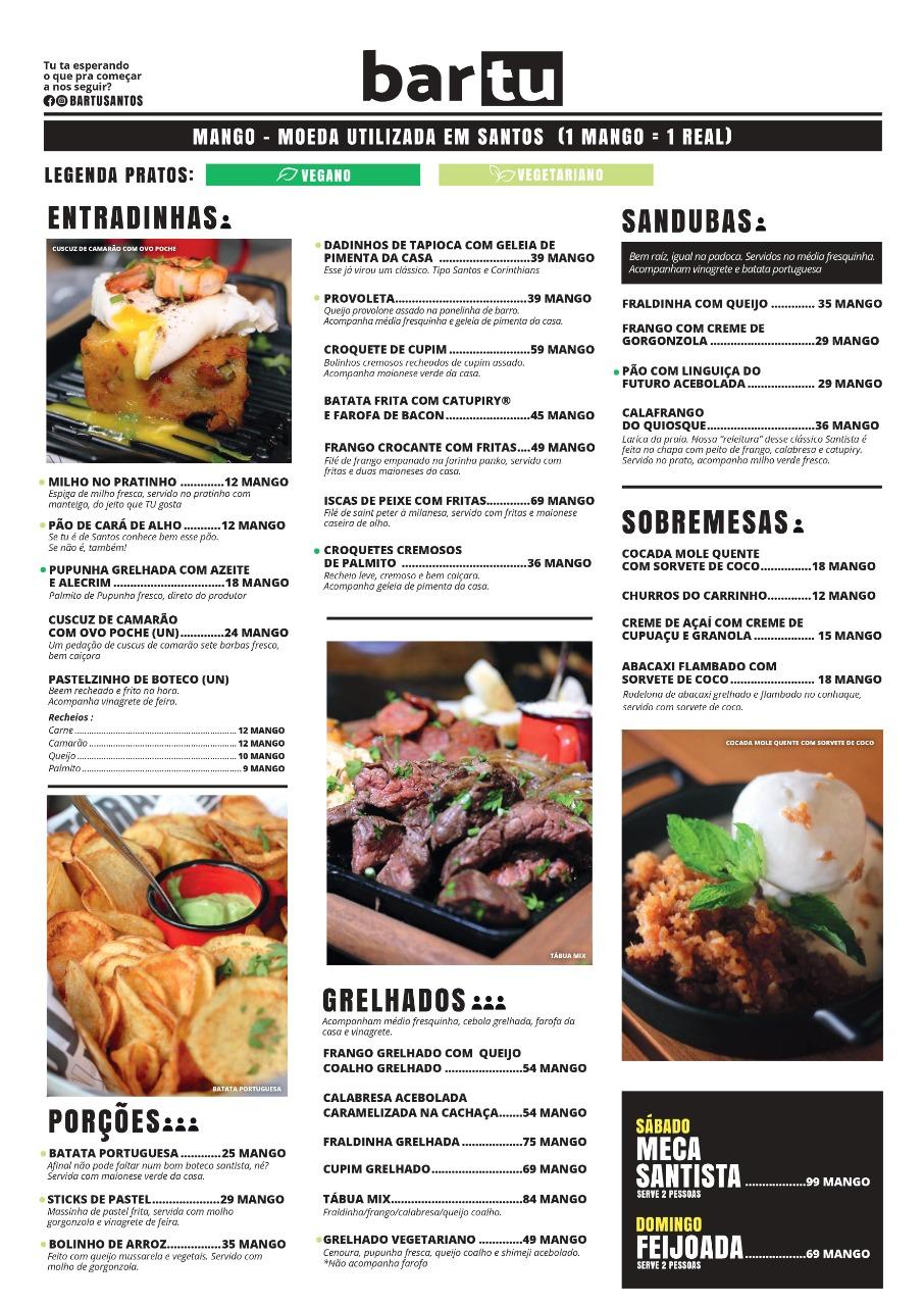 Menu em Bartu Bar e Restaurante, Santos