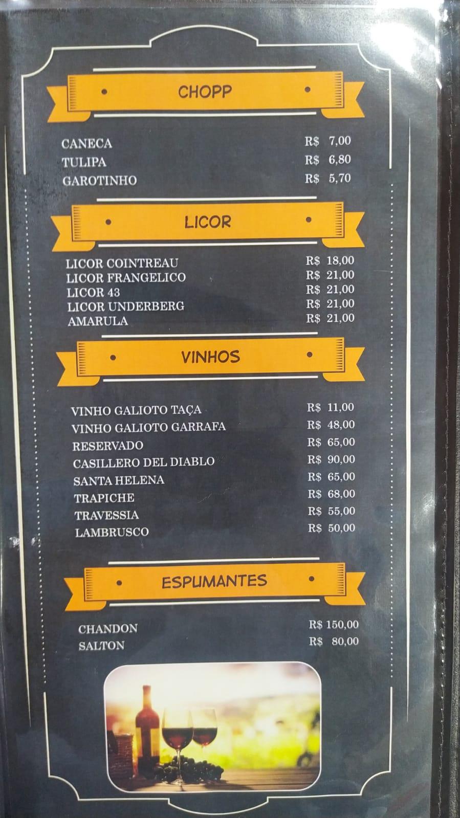 Menu em Cicero´s Bar e Restaurante RP, Rio de Janeiro