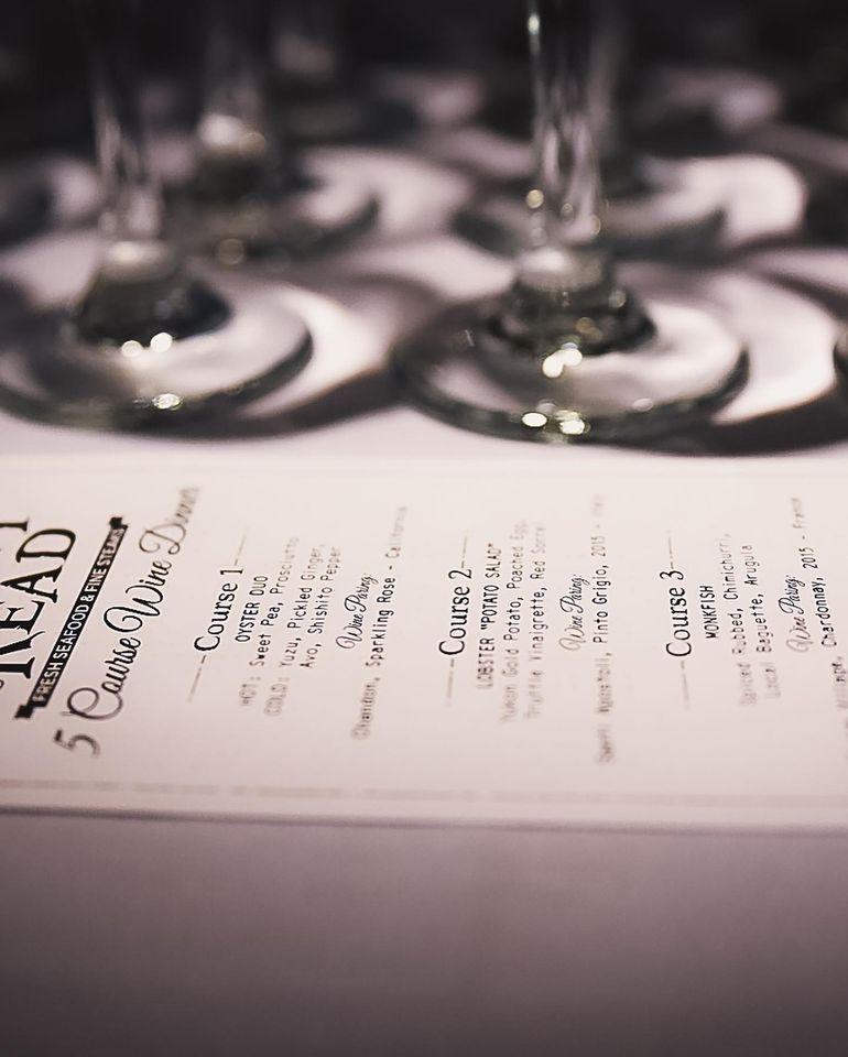 Menu at Bonny and Read Seafood steakhouse, Colorado Springs, 101 N ...