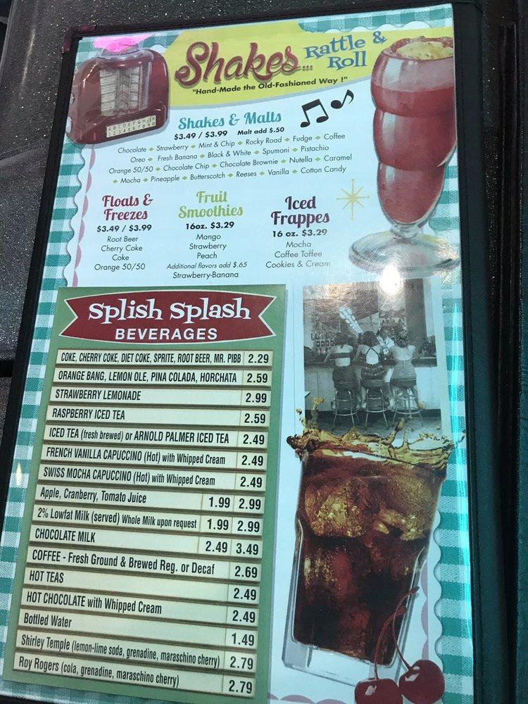 Menu at Beeps Diner restaurant, Simi Valley