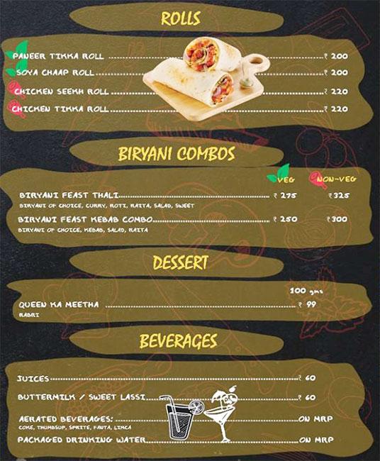 Menu at Biryani Queen Greater Noida, Greater Noida, 3rd Floor
