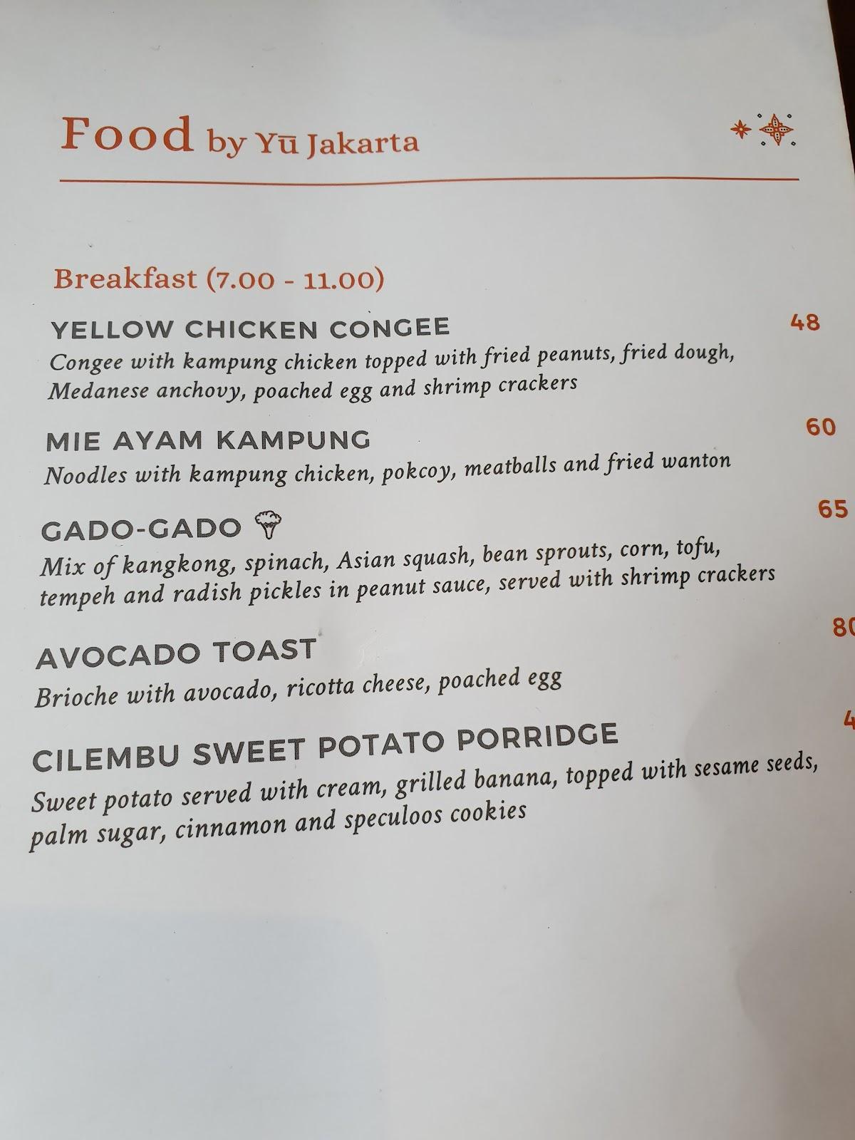 Menu at First Crack Coffee cafe, Jakarta, Jl. Bumi No.10