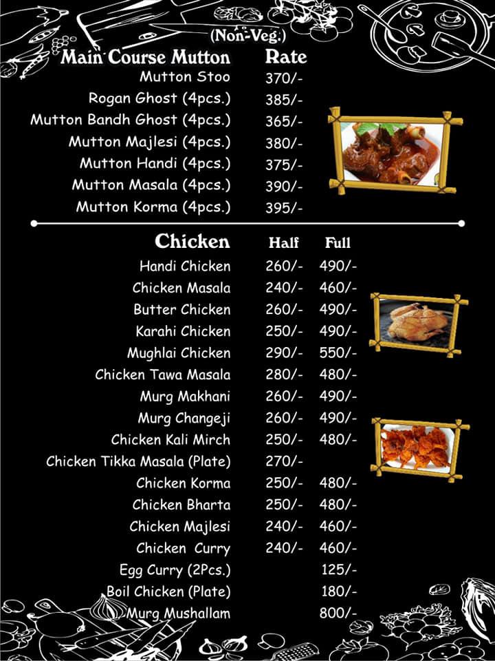 Menu at The Hot Kitchen, Varanasi, 7