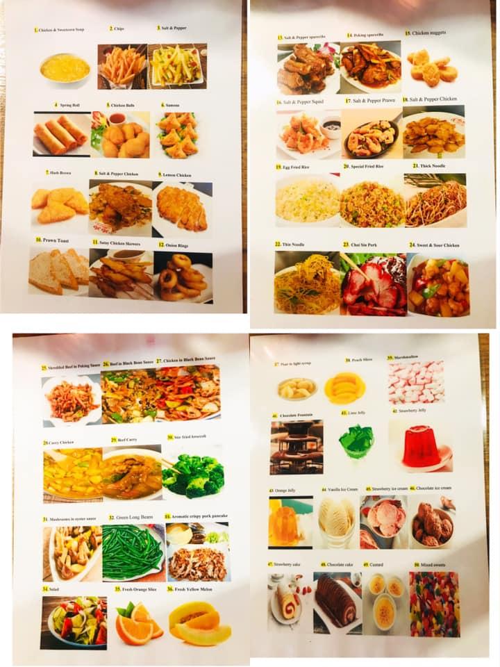 Menu at Yo Yo In Beijing restaurant, Lincoln