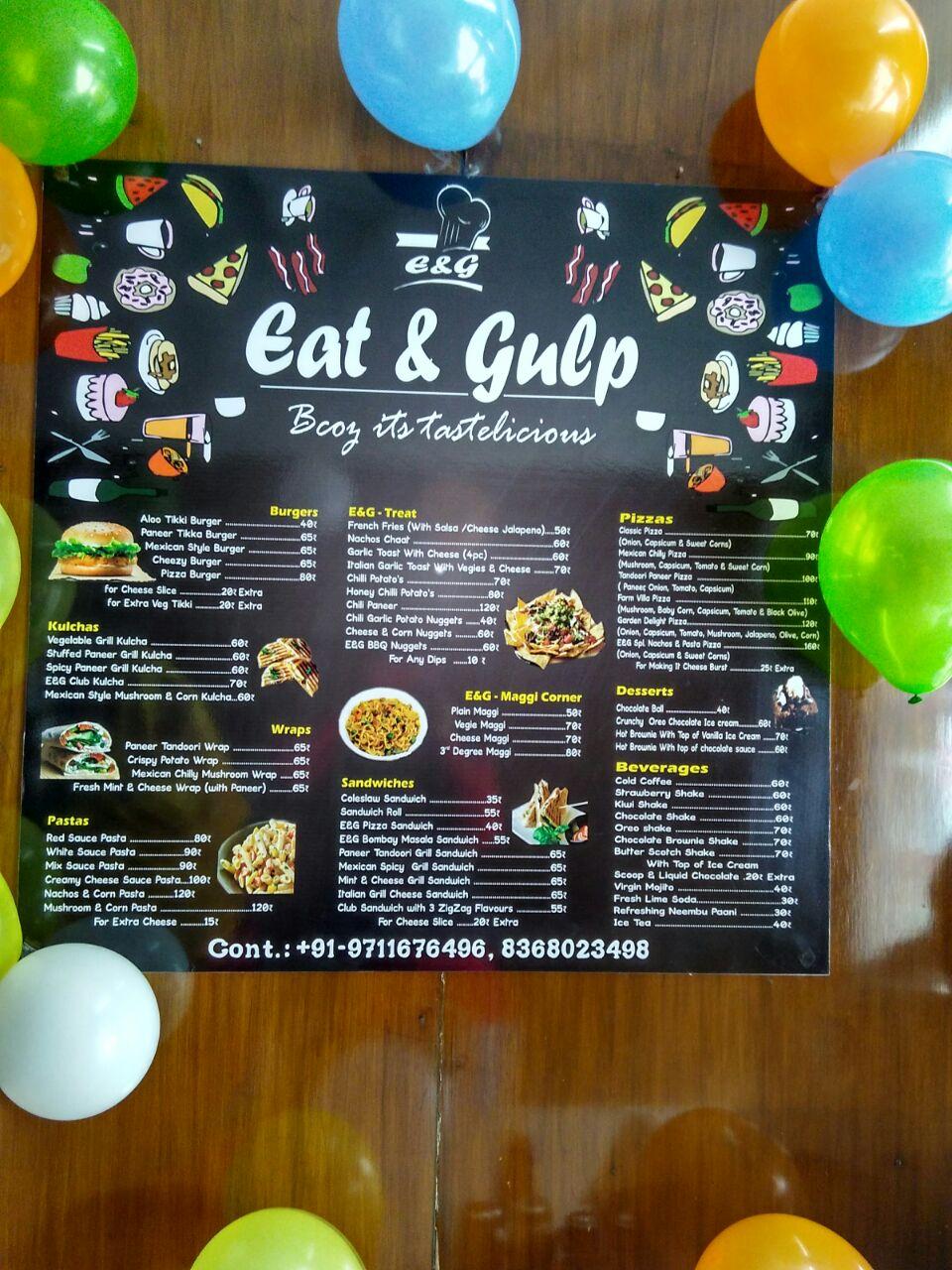 Menu at Hawa hawai street, Delhi, A-11 STREET NO 9 sanjay nagar Road