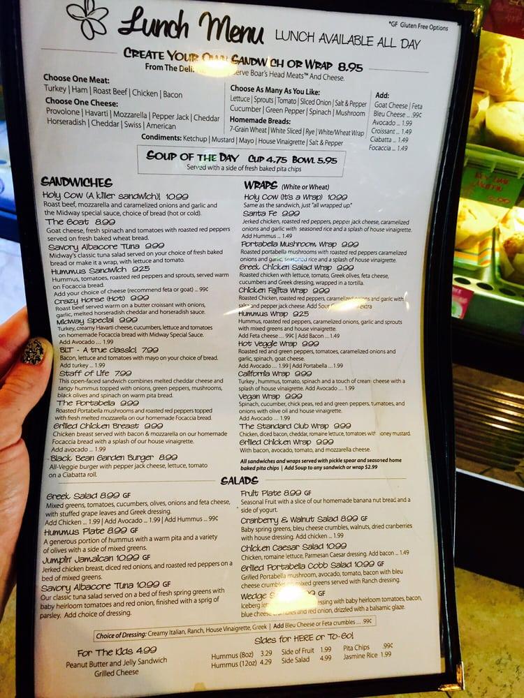 Menu at Midway Cafe & Coffee Bar, Islamorada