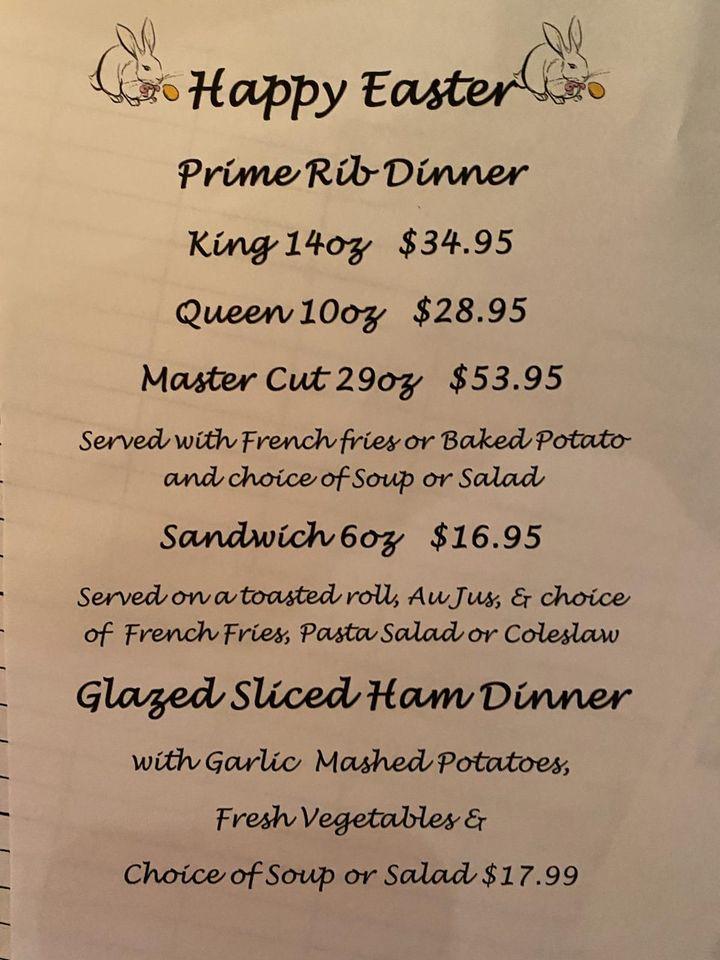 Menu at Final Approach restaurant, Milwaukee