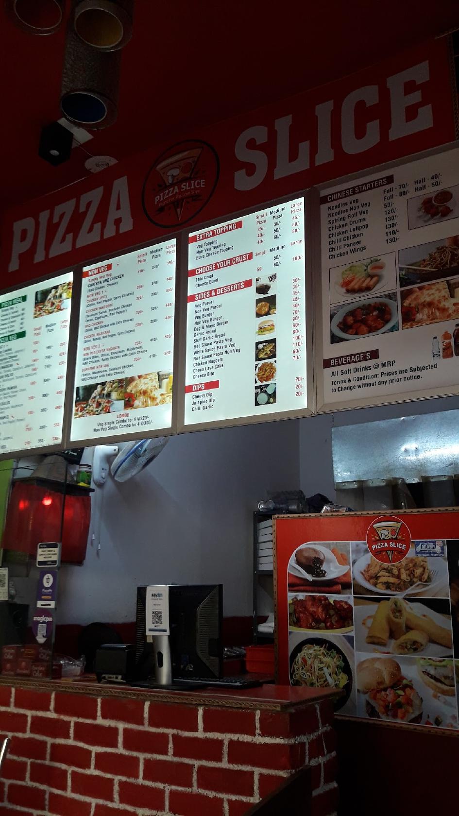 Menu at PIZZA SLICE, Maruti Kunj, 936F+C8M
