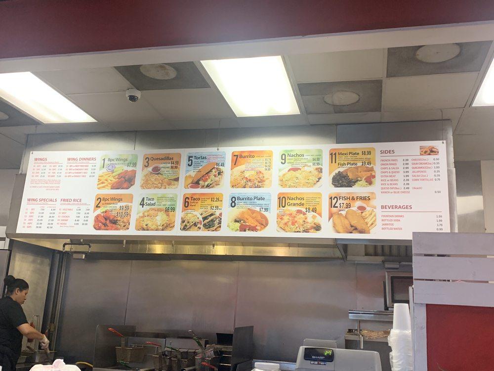 Menu at Sneaky Sancho Wings and Tacos restaurant, Hoschton