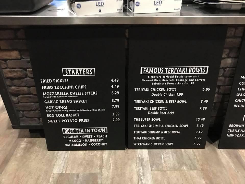 Menu at Something Different Grill - 50th restaurant, Lubbock