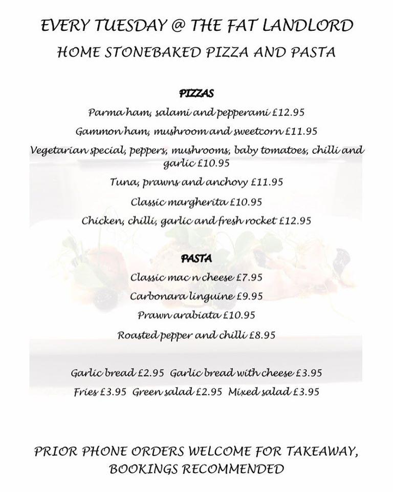 Menu at The Fat Landlord pub & bar, Helmdon