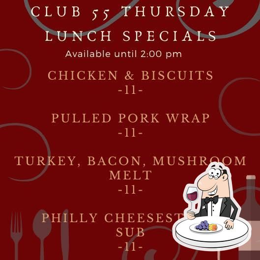 Club 55 in Sidney - Restaurant menu and reviews