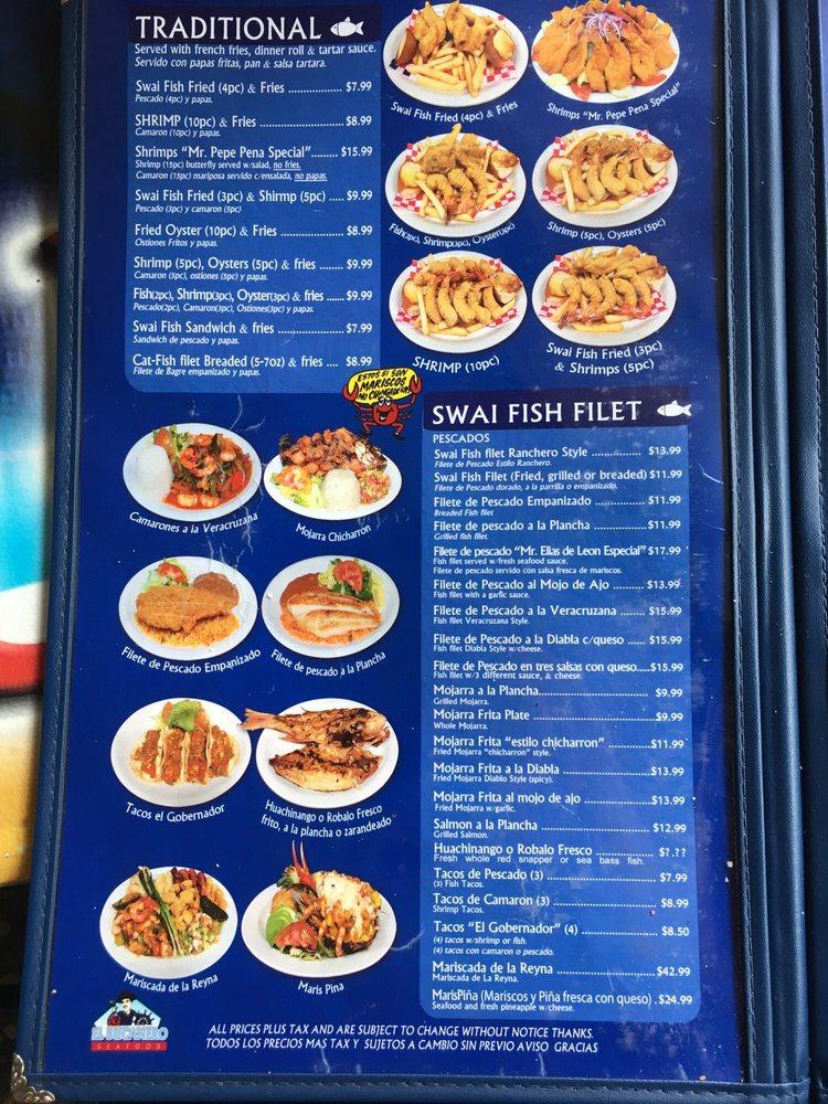 Menu at El Bucanero - Blanco restaurant, San Antonio, Blanco Rd
