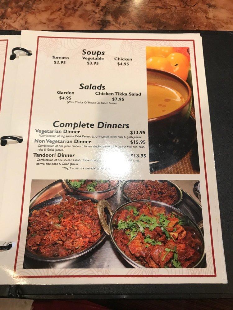 Menu at Mantra Indian Cuisine restaurant, Corona, 712 N Main St