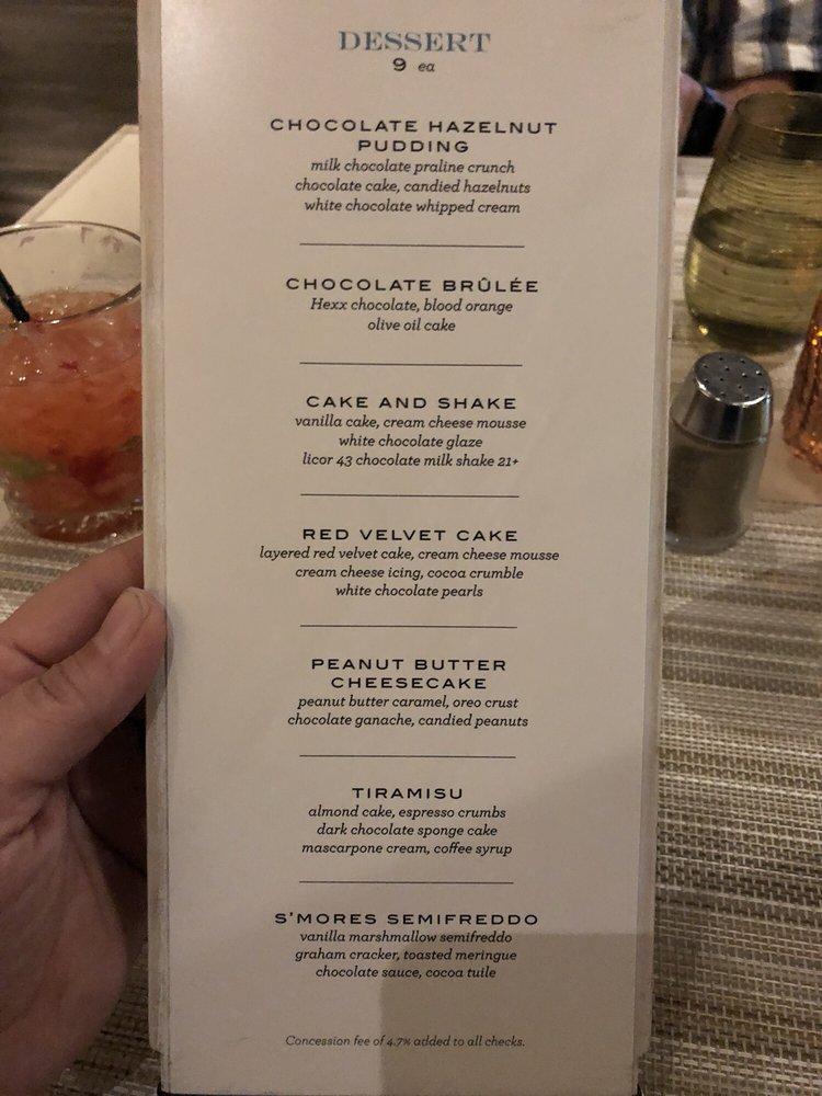 Menu at HEXX kitchen + bar, Las Vegas