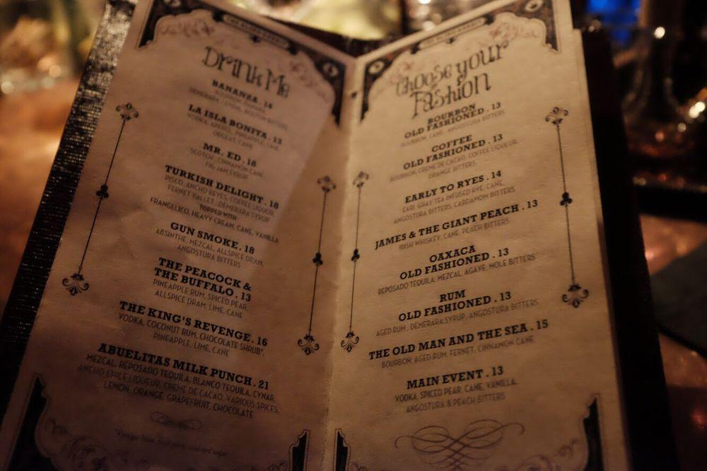 Menu at The Blind Rabbit pub & bar, Anaheim