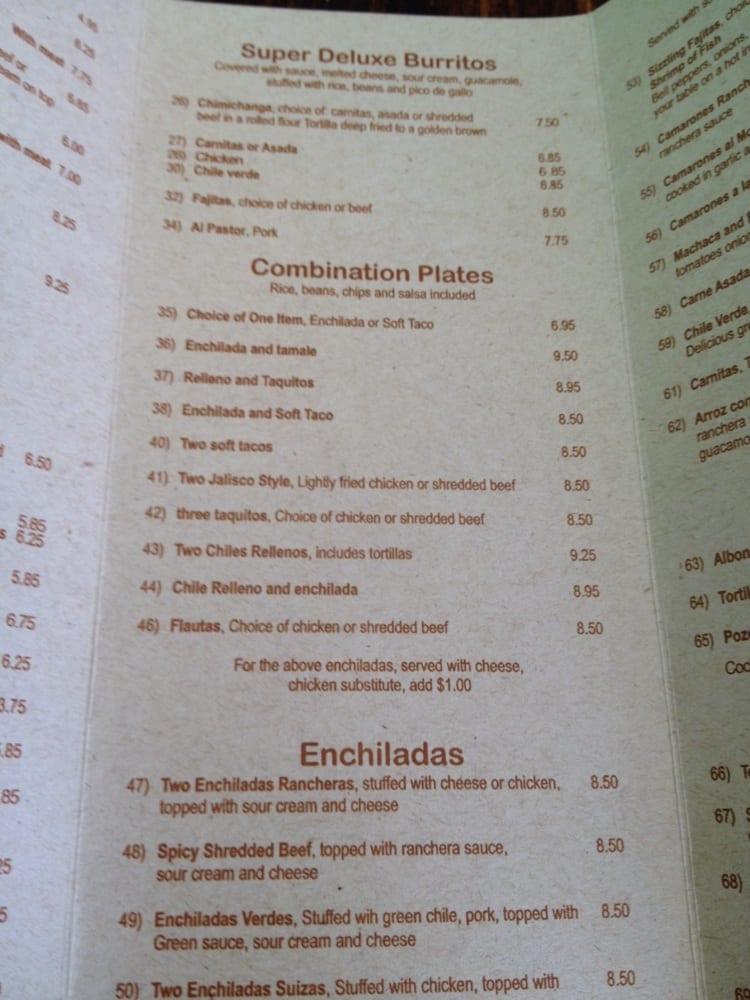 Menu at Mezontle pub & bar, Torrance