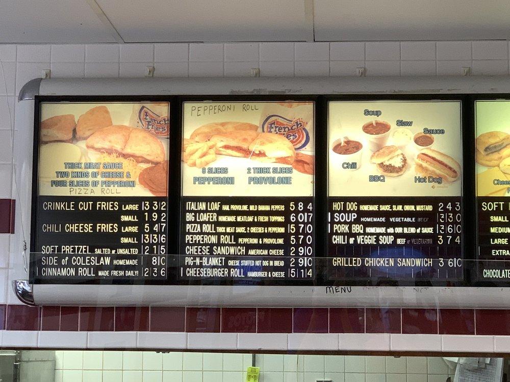 Menu at The Big Loafer restaurant, Barboursville