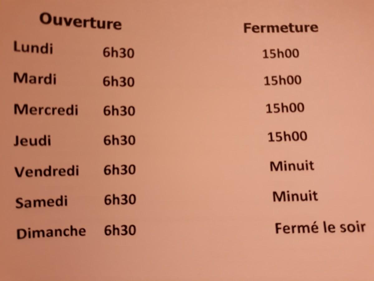 Menu at Restaurant du Coin, Bining