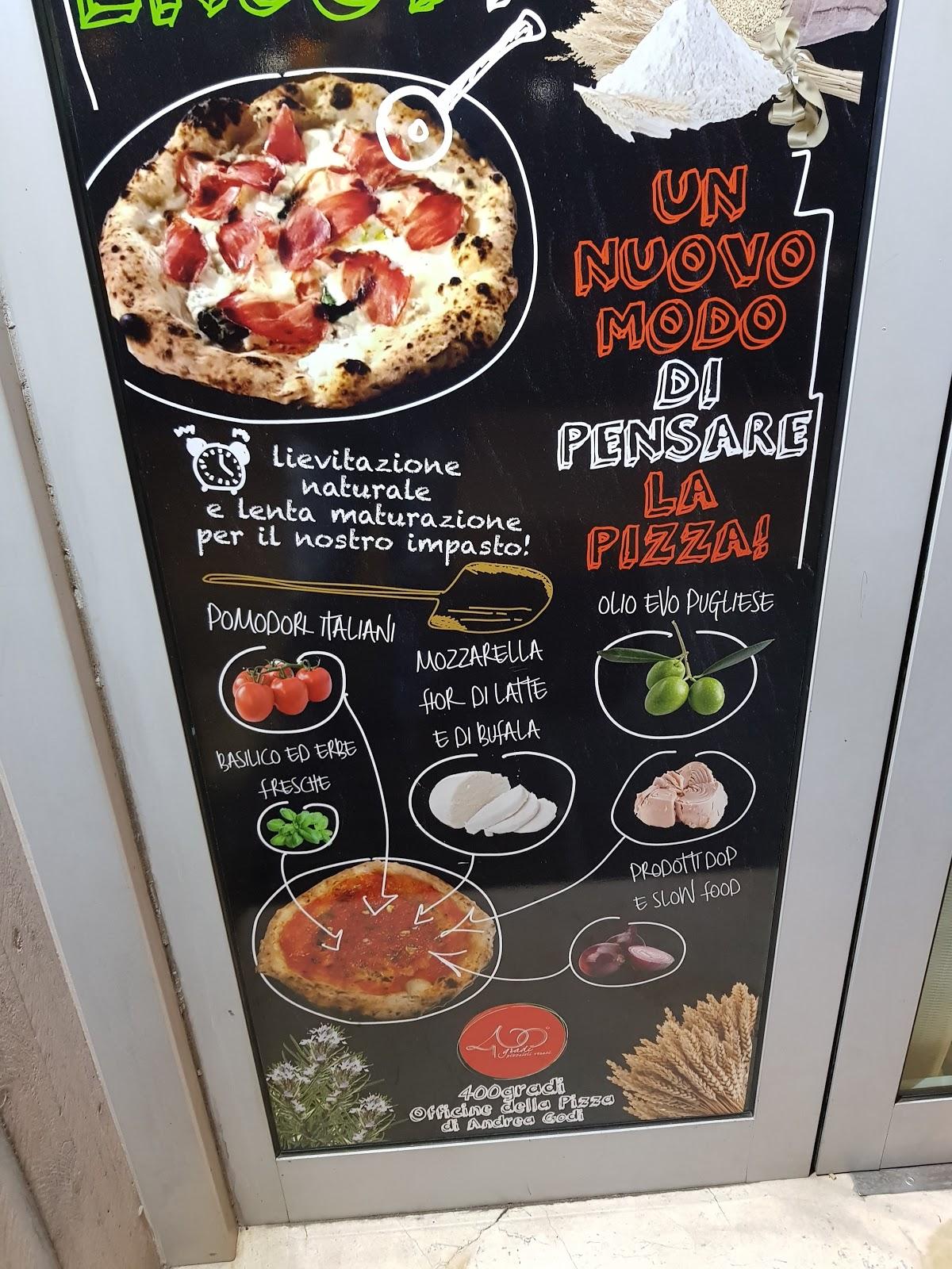 Speisekarte von 400 Gradi Lecce pizza, Lecce