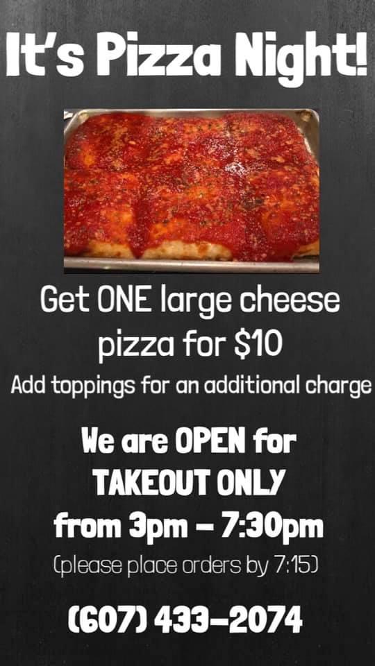 Menu at The Depot Restaurant and Tavern, Oneonta