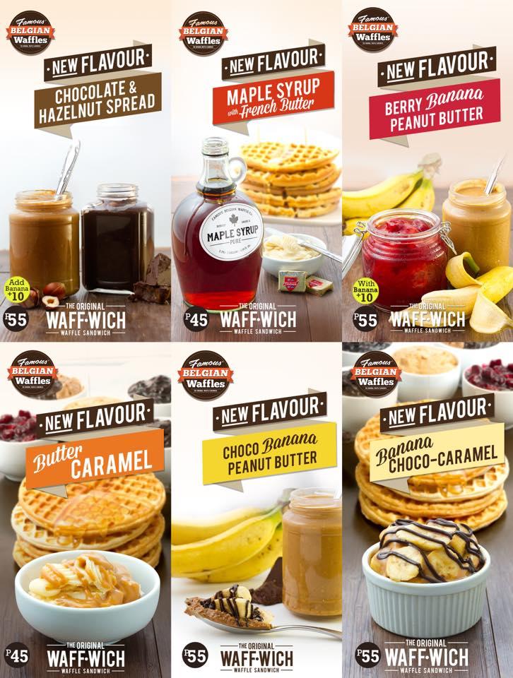 Menu at Famous Belgian Waffles SM City & robinson place palawan ...