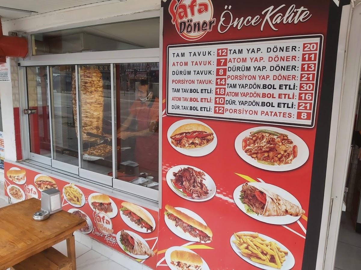 Menu at Safa Döner, Bursa, Barış Cd. NO.33