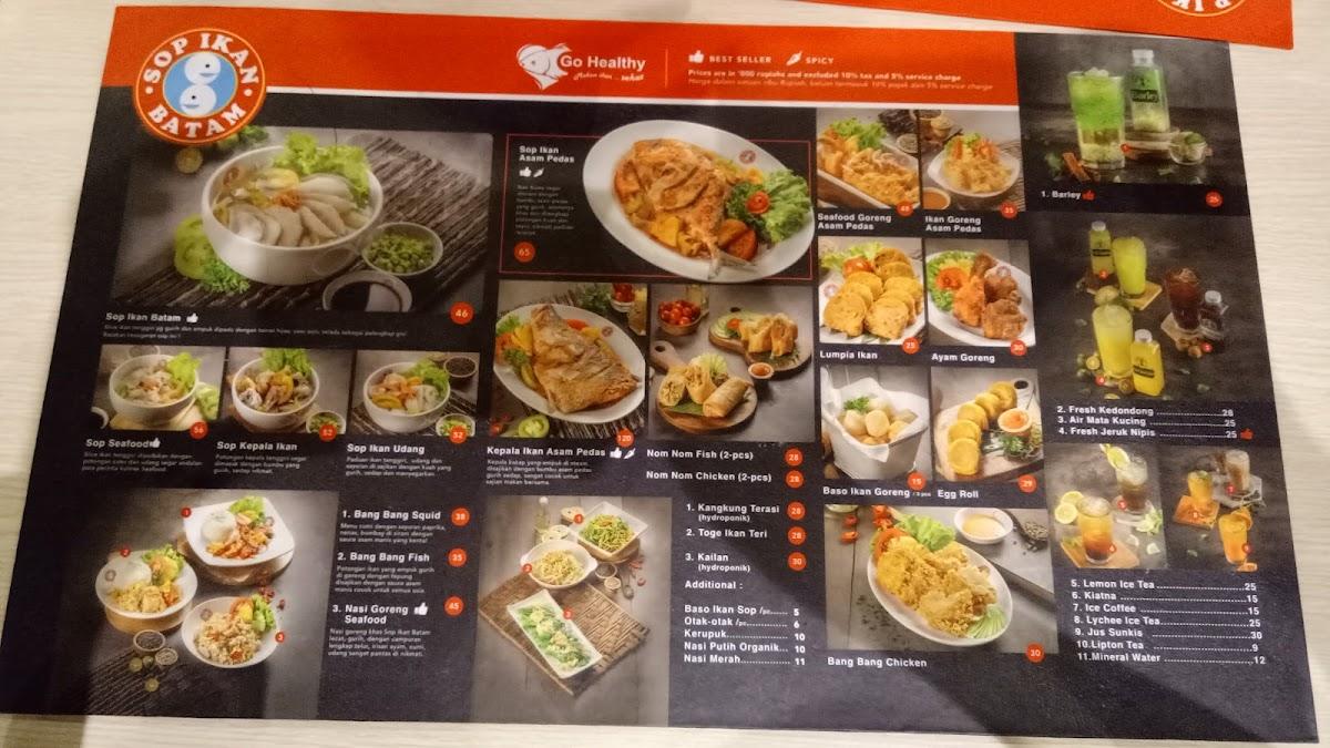 Carta del restaurante Sop Ikan Batam Sunter, North Jakarta, Komp. Hotel ...