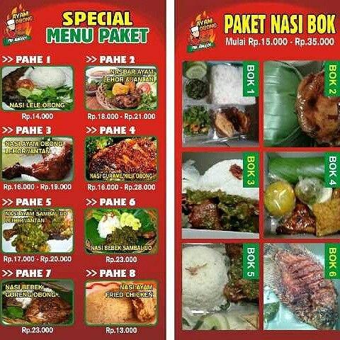 Carta del restaurante Ayam Brangas Pak Ndut, Boja, Jalan Raya Tampingan ...