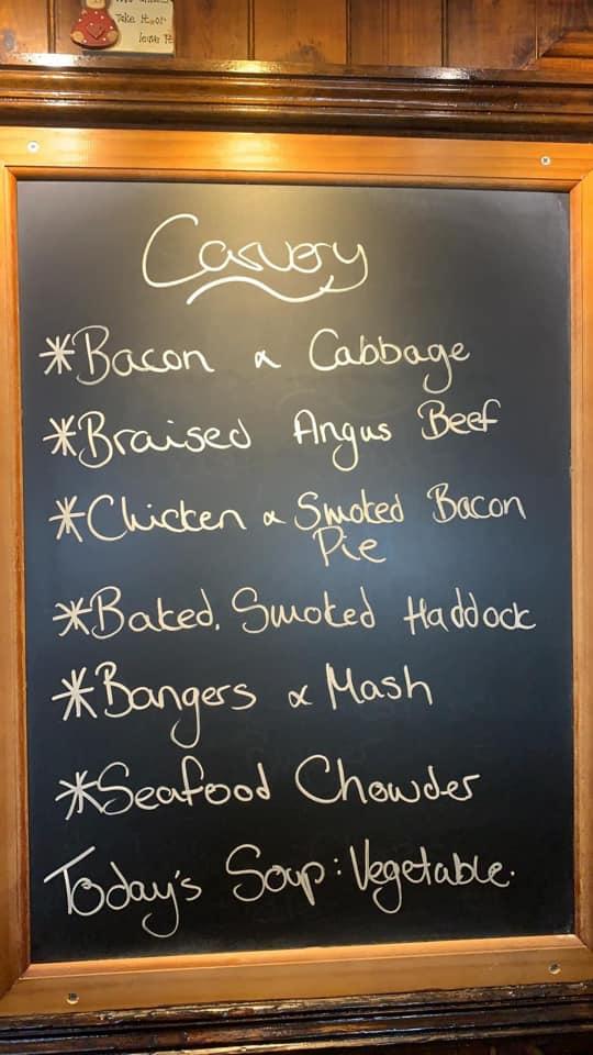 Menu at The Holy Cross pub & bar, Waterford