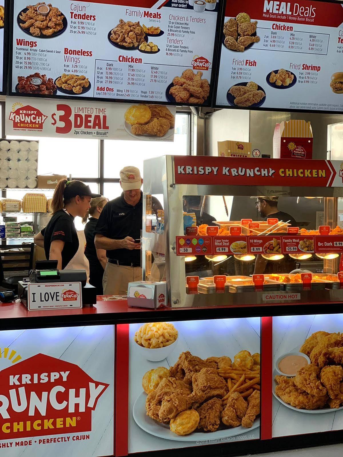 Menu at Krispy Krunchy Chicken restaurant, River Rouge