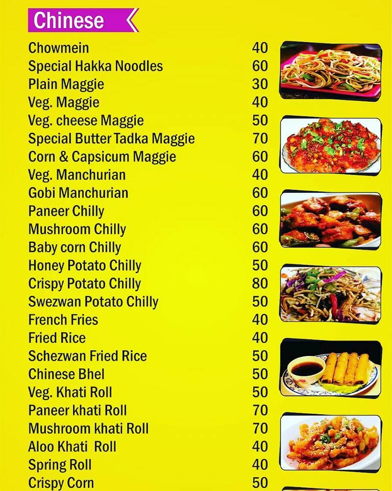 Menu at Chakhna_corner, Udaipur