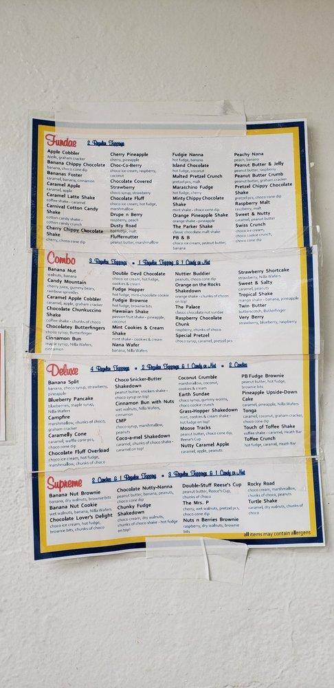Menu at Dairy Palace fast food, New Castle