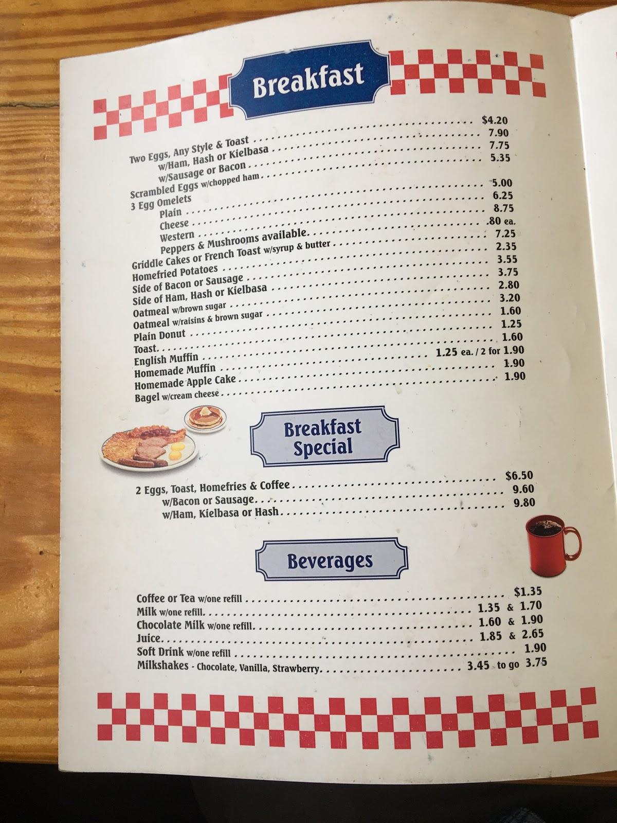 Menu at Lloyd's of Lowville restaurant, Lowville