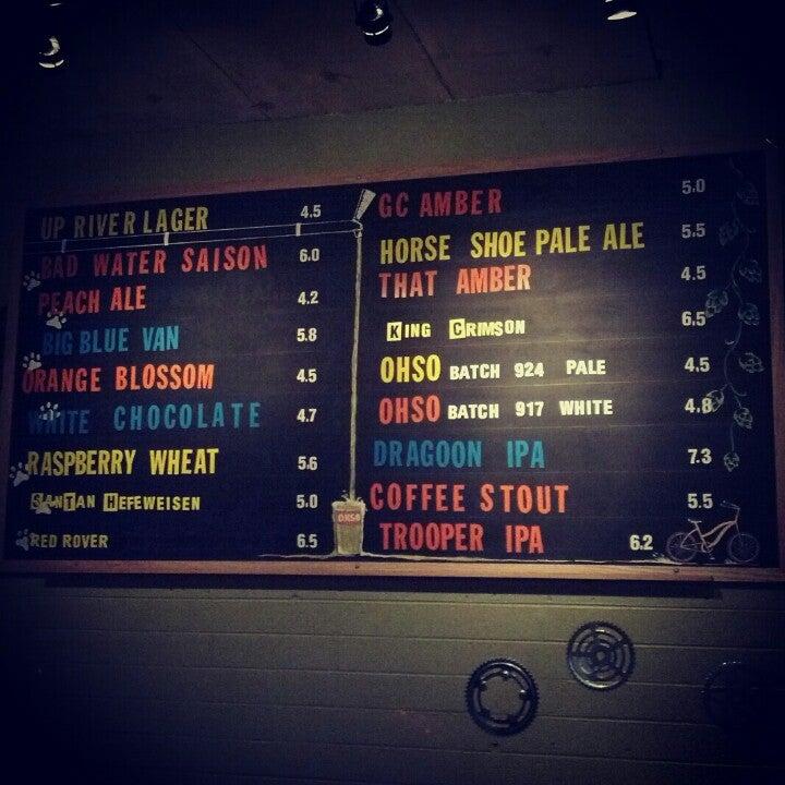 Menu at O.H.S.O. Eatery & nano-Brewery restaurant, Phoenix