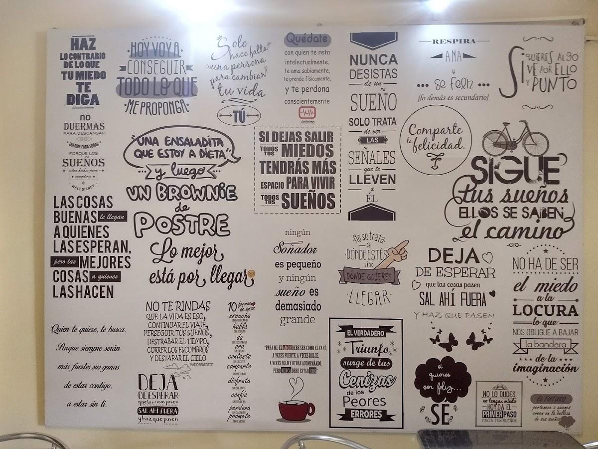 Menu at Dulceria GLORIÑA cafe, Talara
