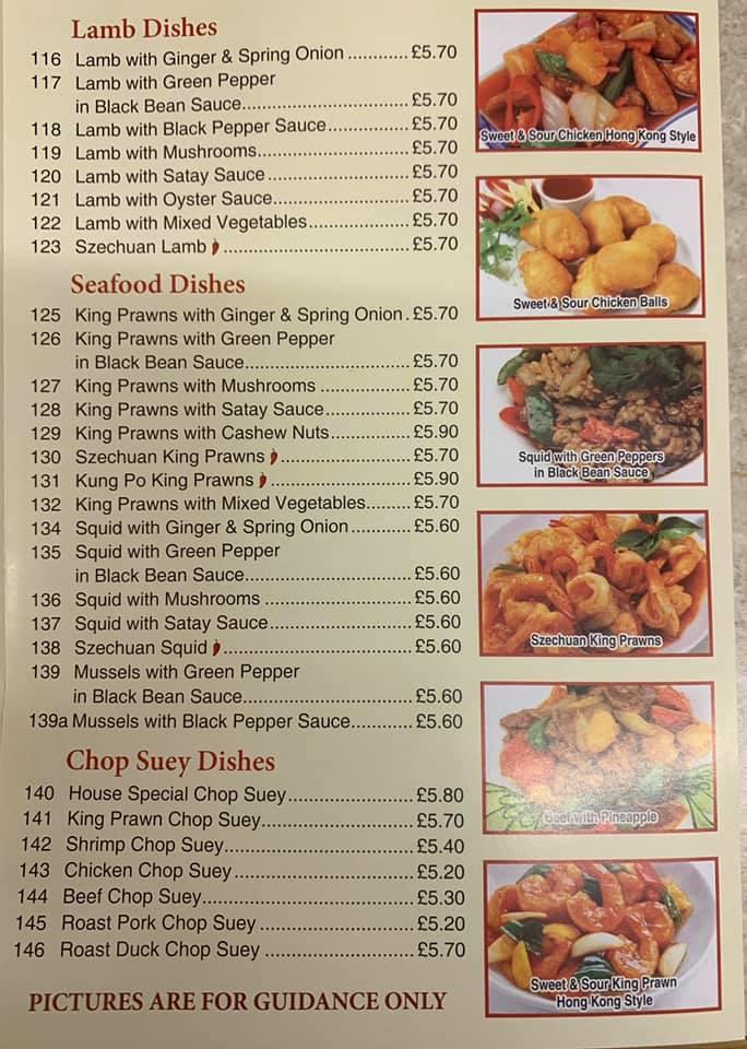 Menu at China Boy Chinese Takeaway restaurant, Hengoed