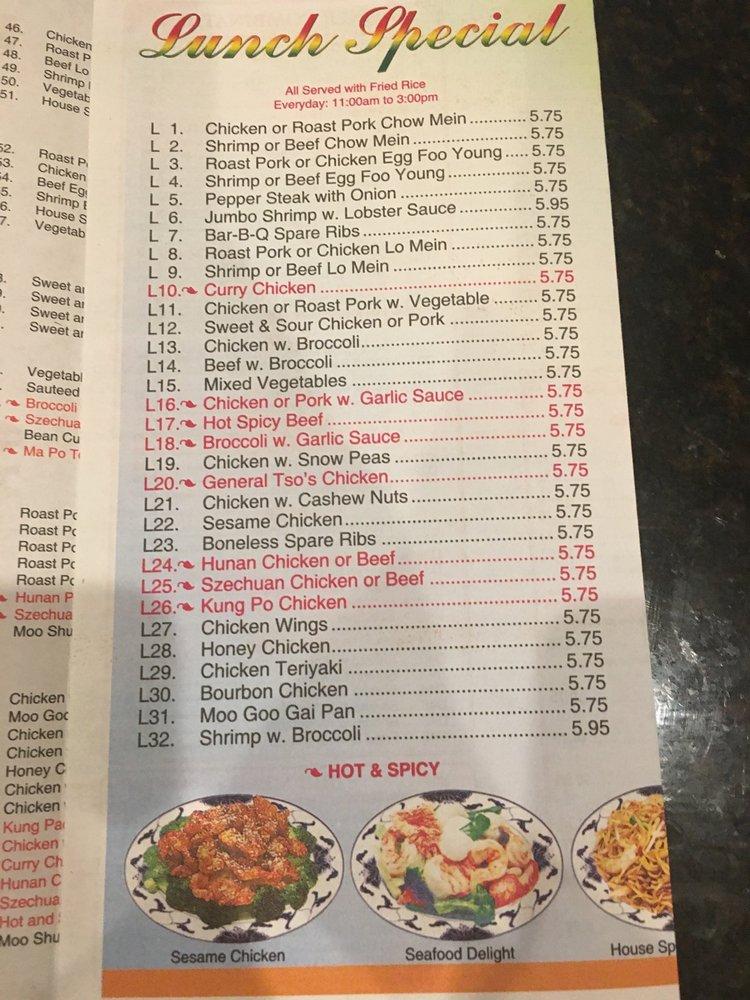 Menu at Happy Wok restaurant, Richmond Hill, Ford Ave Suite 107