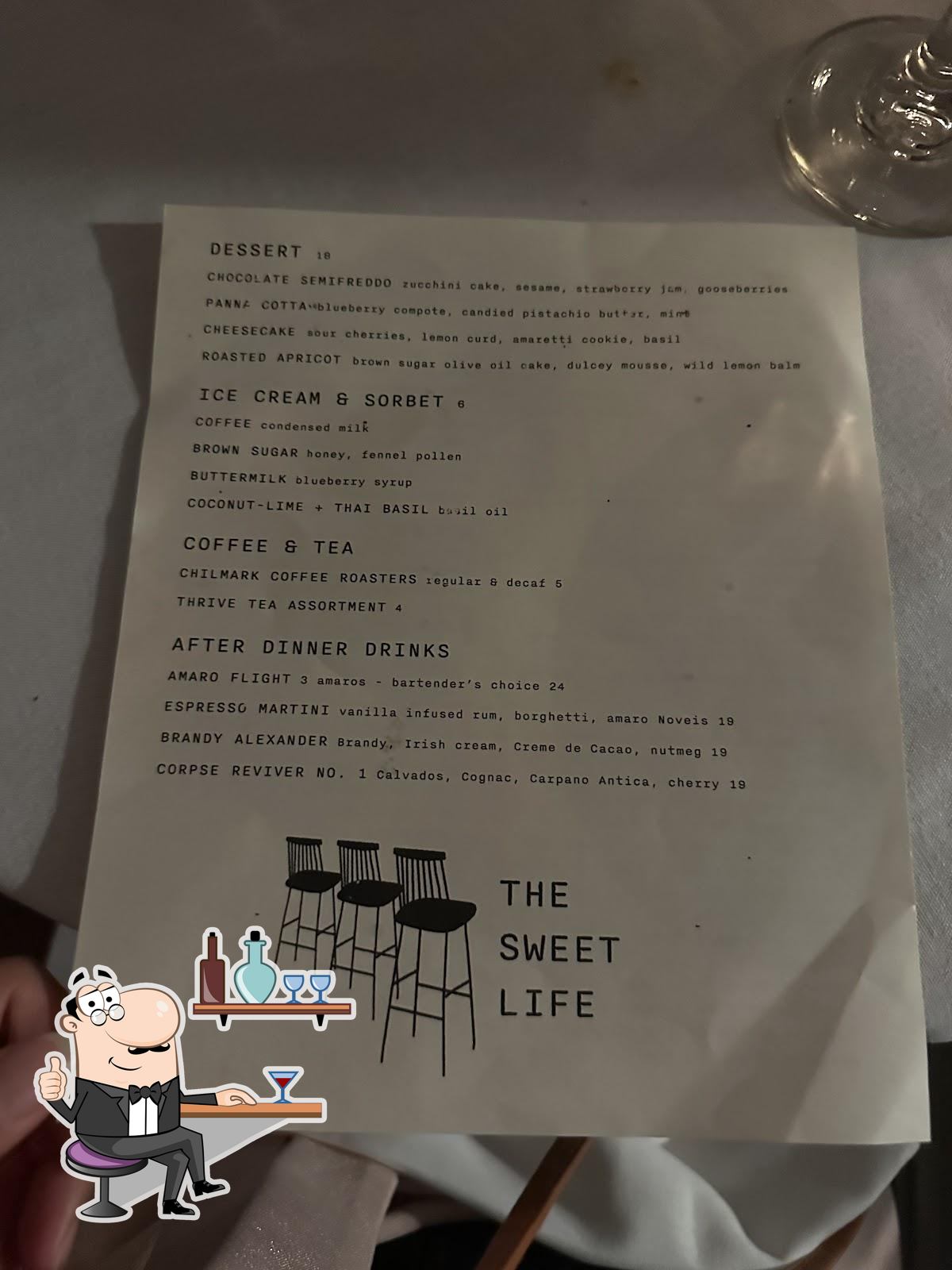 The Sweet Life Café, Oak Bluffs - Restaurant menu, prices and reviews
