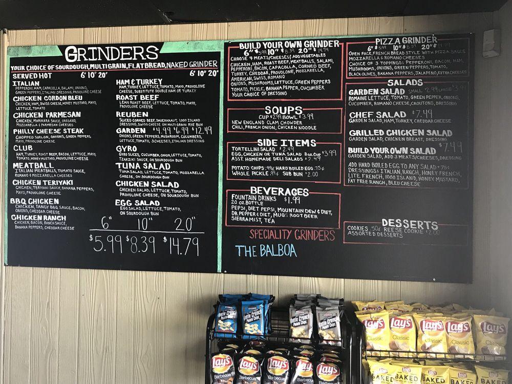 Menu at New England Grinders desserts, Beckett Ridge
