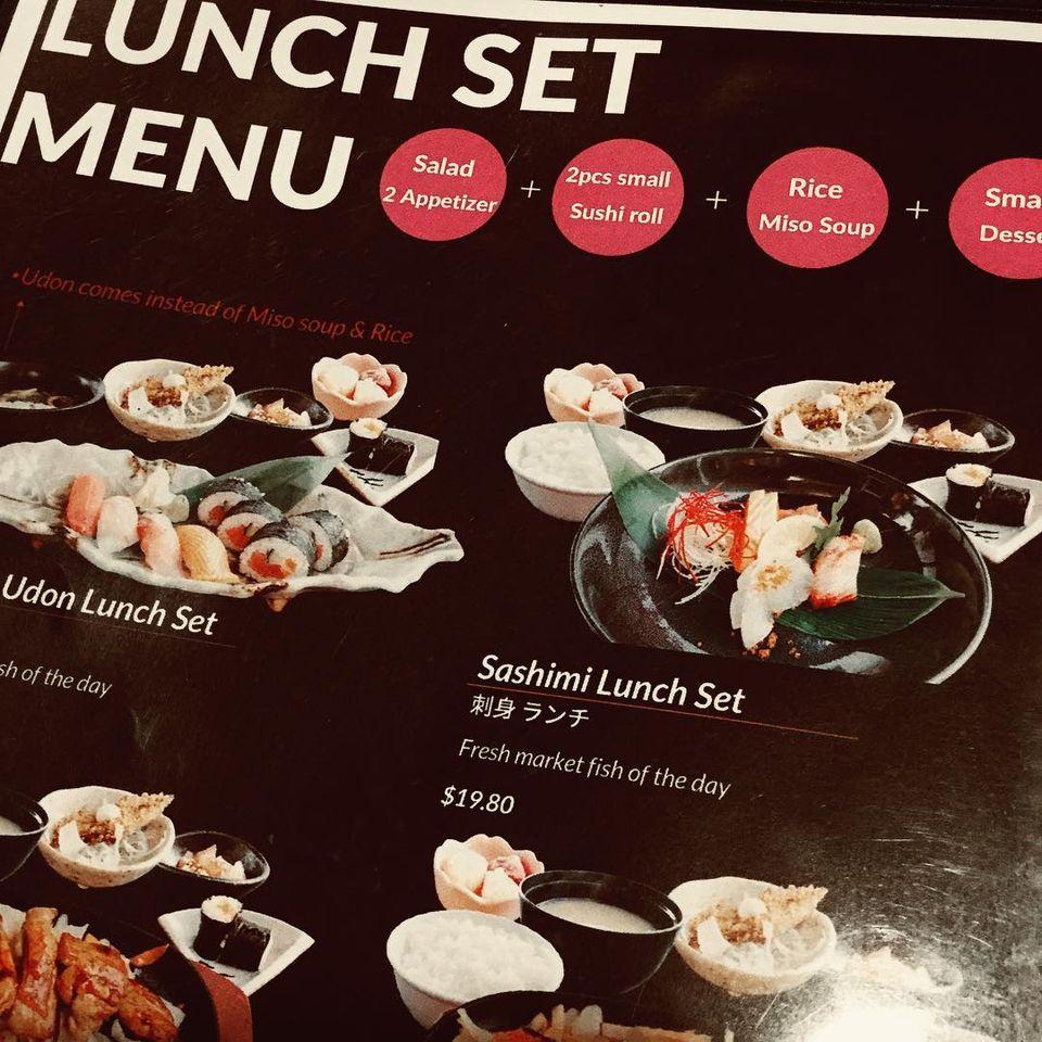 Menu at Saku Saku Japanese Restaurant, Auckland