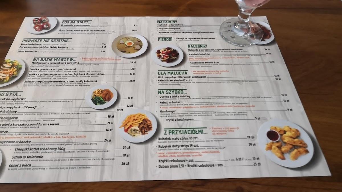 Menu at Restauracja Gościniec Krajeński restaurant, Krajenka
